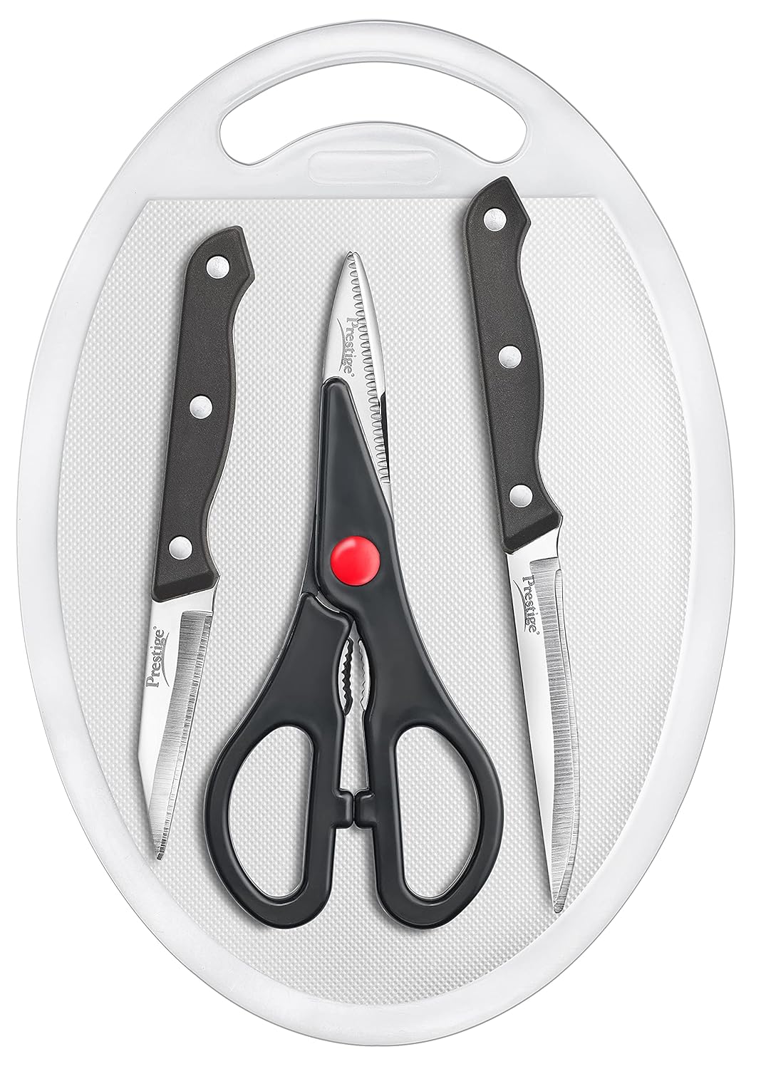 Prestige Tru-Edge 4 Pc Knife Set (Utility Knife, Paring Knife, Scissor